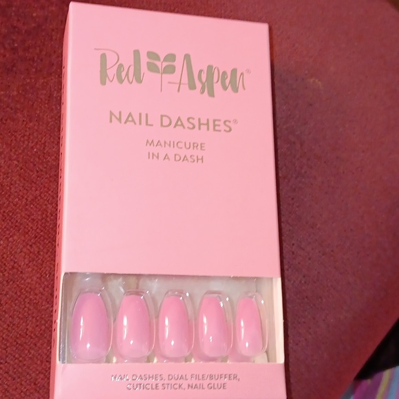 Red Aspen | Makeup | Red Aspen Nail Dashes Very Strawberry Sophia Coffin Style Nails Gorgeous ...